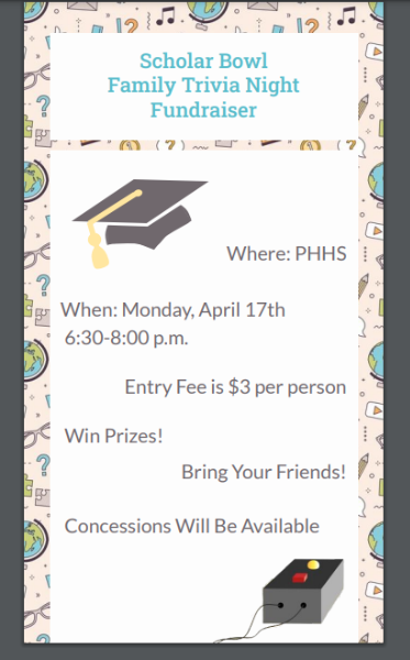 Pleasant Hill R-III Schools - Scholar Bowl Trivia Night