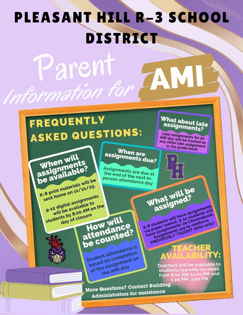 Pleasant Hill R-III Schools - AMI Day Information